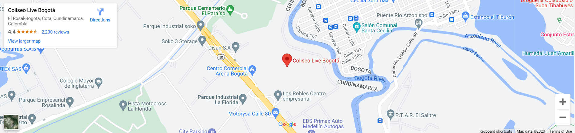 Mapa del Coliseo – Coliseo Medplus